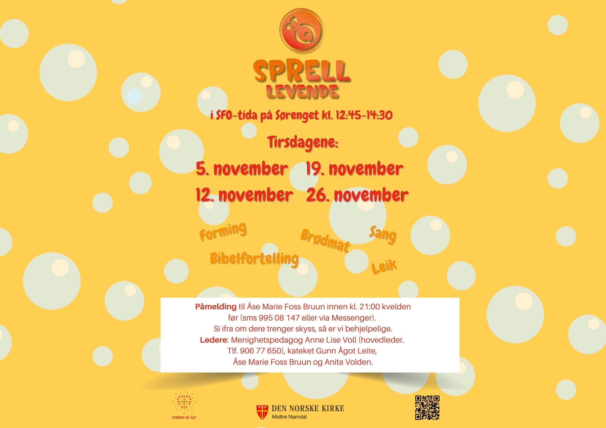 Sprell levende i Vemundvik i høst